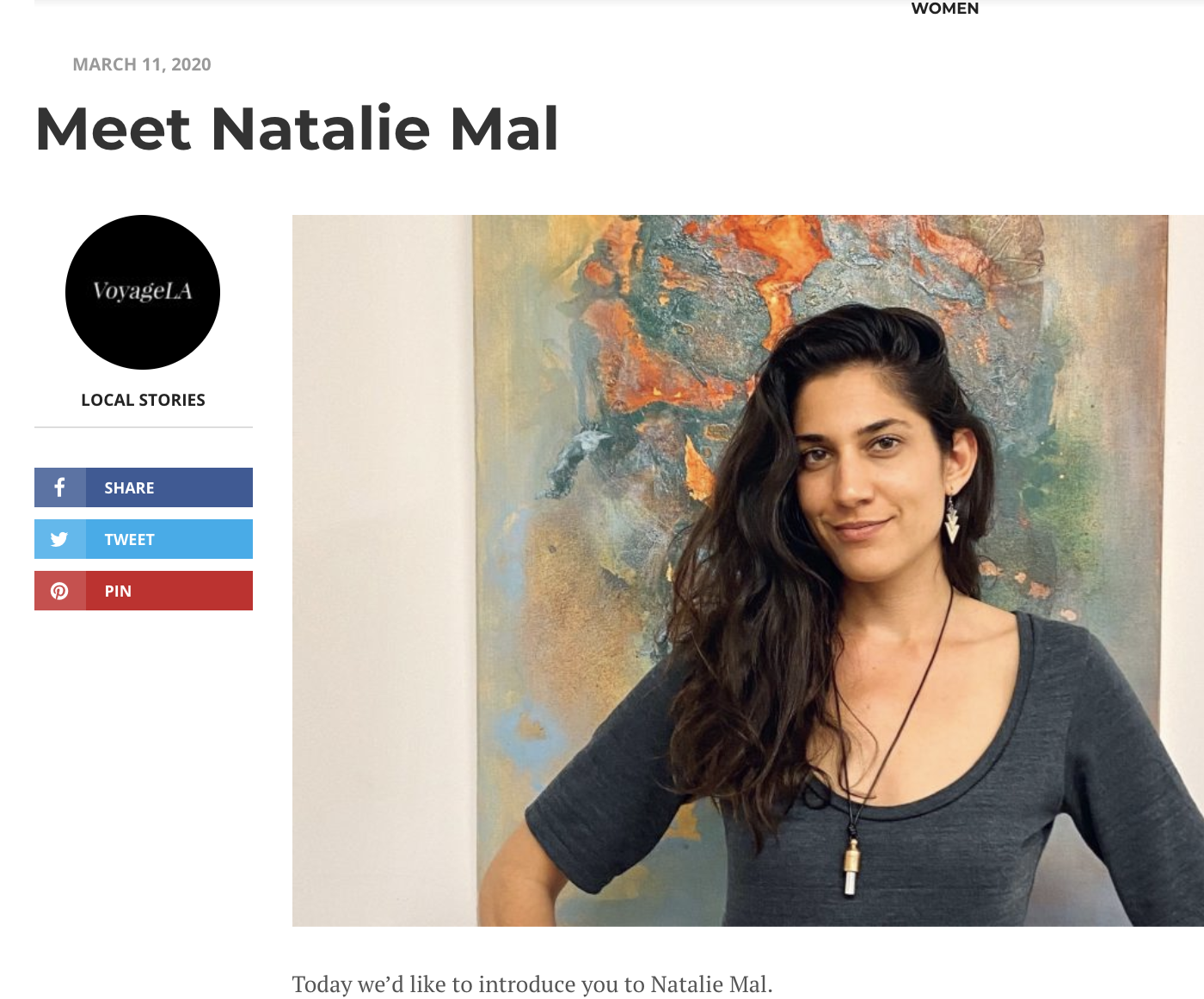 Voyage LA Hidden Gem: Meet Natalie – Natalie Mal